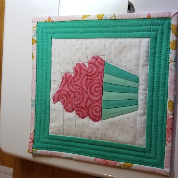 Sweet Cupcake Foundation Paper Pieced (FPP) PDF Quilt Block Pattern - Etsy