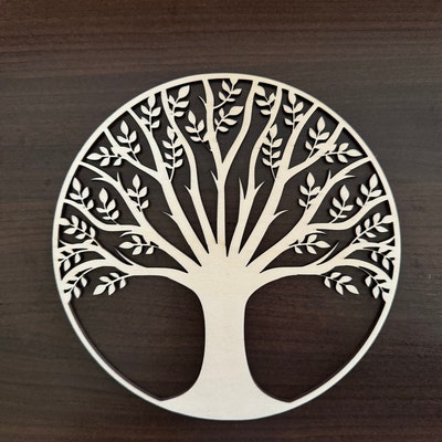 06 Tree Laser Cut Svg Files, Vector Files for Wood Laser Cutting , Svg ...