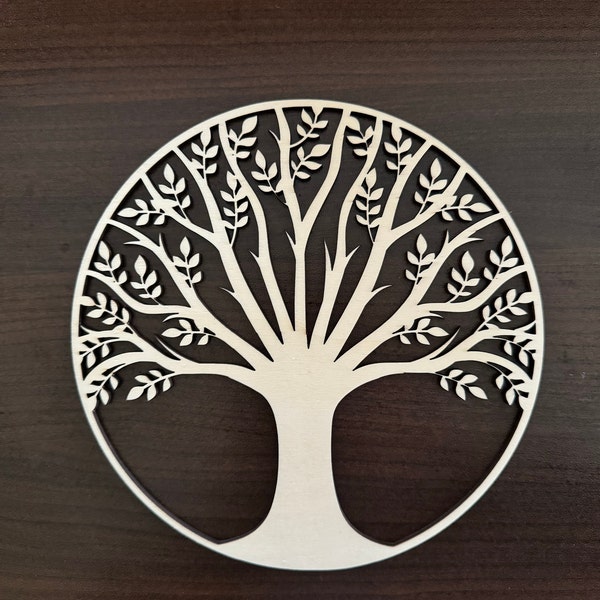 06 Tree Laser Cut Svg Files, Vector Files for Wood Laser Cutting , Svg ...