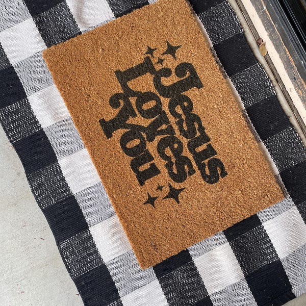 Christian Doormat Housewarming Gift Idea for Women Inspirational ...