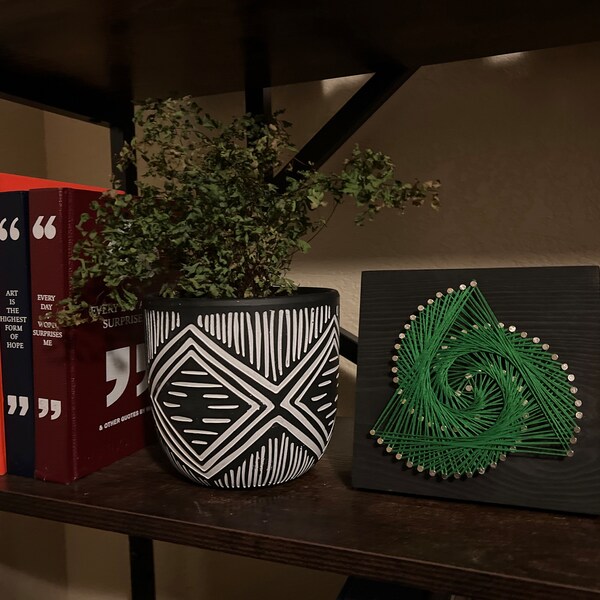 Geometric String Art Decor - Pack of 4 - Etsy