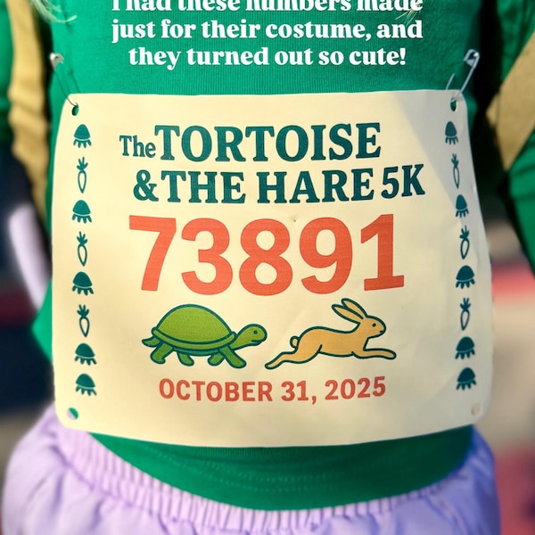 Custom Race Bib, Waterproof Tearproof Race Bib, Bibs for Runners - Etsy