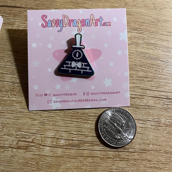 Bill Cipher- Weirdmageddon - Hard Enamel Pin Gravity Falls Adorable ...