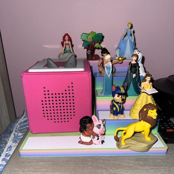 Large Rainbow Tonie Box Docking Station Figure Storage Tonie Figure ...