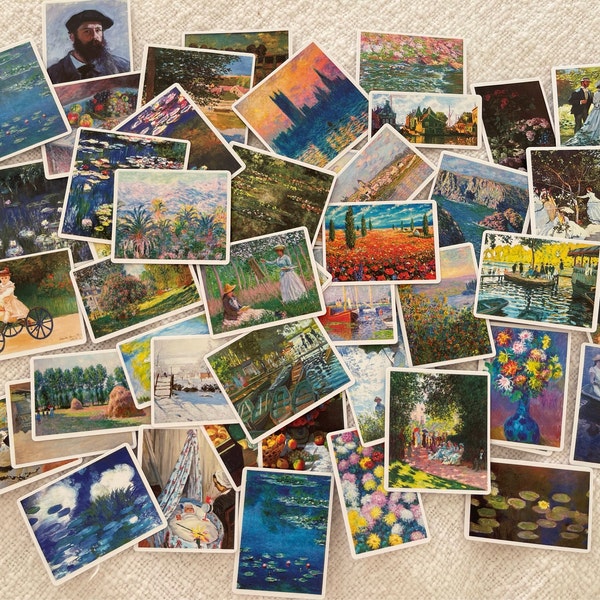 Claude Monet Laptop Stickers - Etsy Canada