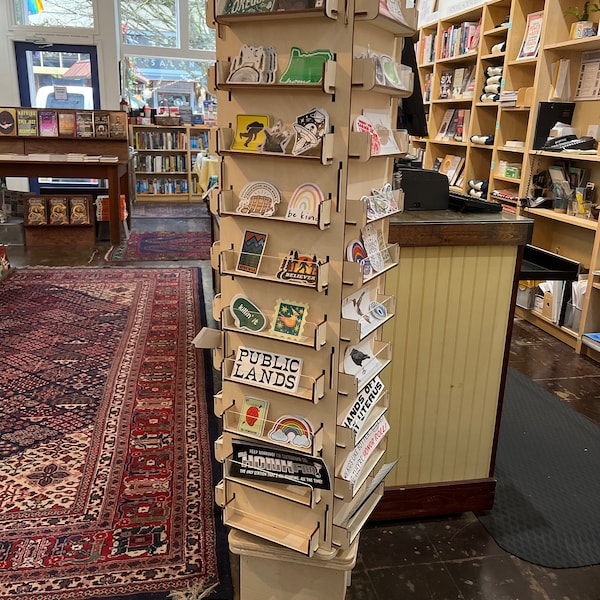 Wooden Sticker Display-small | Small Product Display | Countertop ...