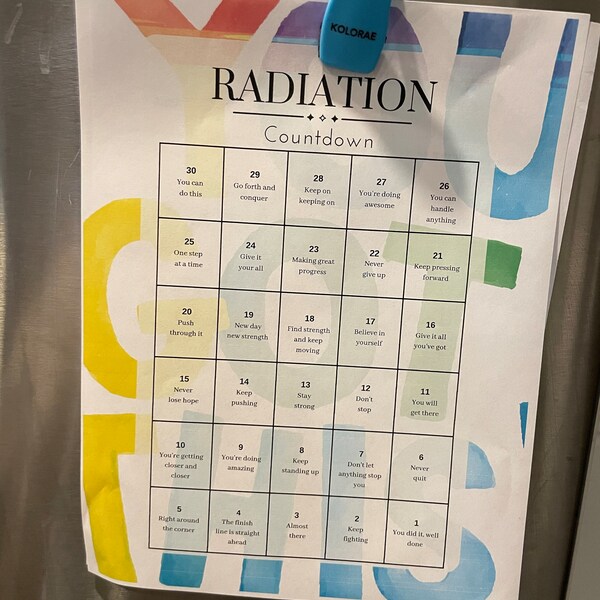 30-day No Sugar Challenge Countdown Calendar Tracker Printable, Sugar ...