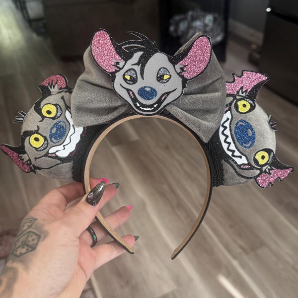The Lion King Hyenas Banzai Shenzi Ed Inspired Mouse Ears Headband - Etsy