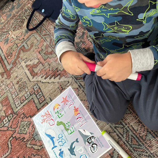 Ocean Animals Activity Book. Under the Sea Printable Busy Book. Ocean ...