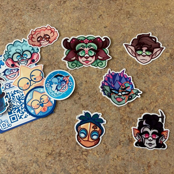 Scarily Supportive Frogs Sticker Sheet waterproof Frogs With Teeth and ...