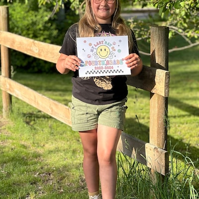 First Day of Preschool Sign, Retro First Day of School Sign, Boho ...