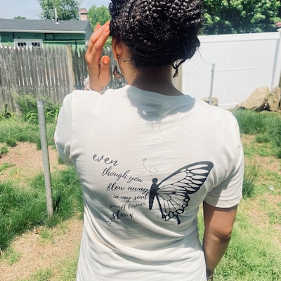 In Memory of a Lost Loved One Shirt. Personalized Name and Dates ...