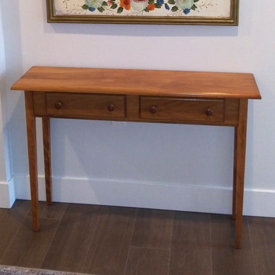 Handcrafted Shaker Corner TV Stand. Made in Maine - Etsy