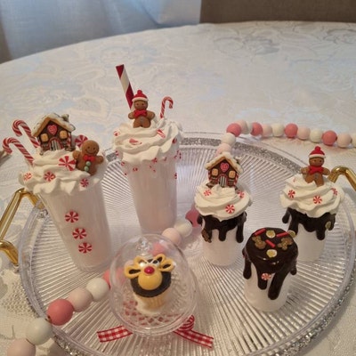 6 Pack Gingerbread Man Chocolate Lindt Ball Ornament Holder Teacher ...