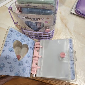 4 INCH Kpop Photocard Binder Mini Binder K-pop Photo Collect Book Photo Card Storage Kpop Binder ...