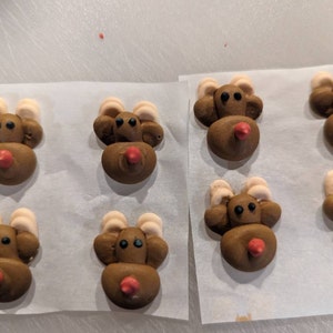 Retro Reindeer Toppers / Holiday Reindeer Set / Christmas - Etsy