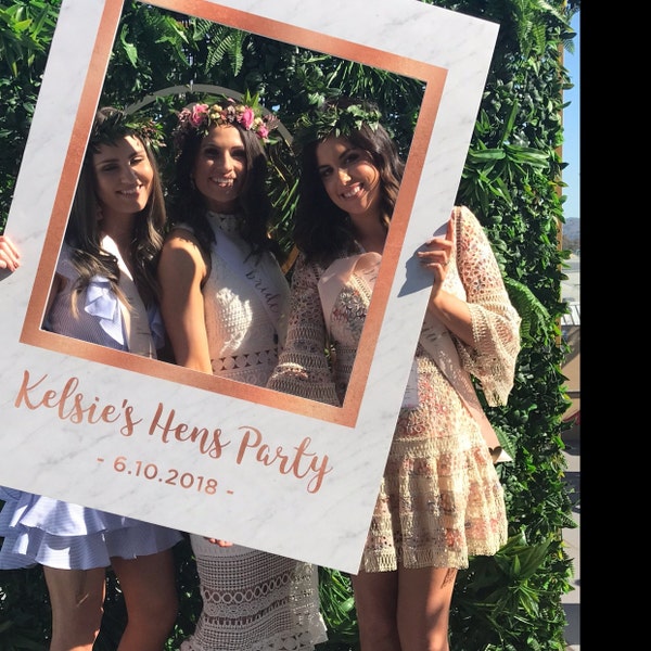 Custom Wooden Photo Booth Frame Party Prop Baby Shower Engagement ...