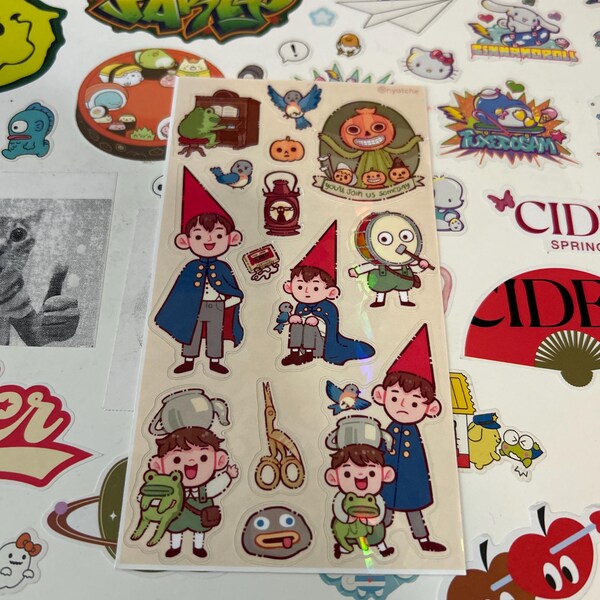 Childhood Friends Holographic Sticker Sheet - Etsy