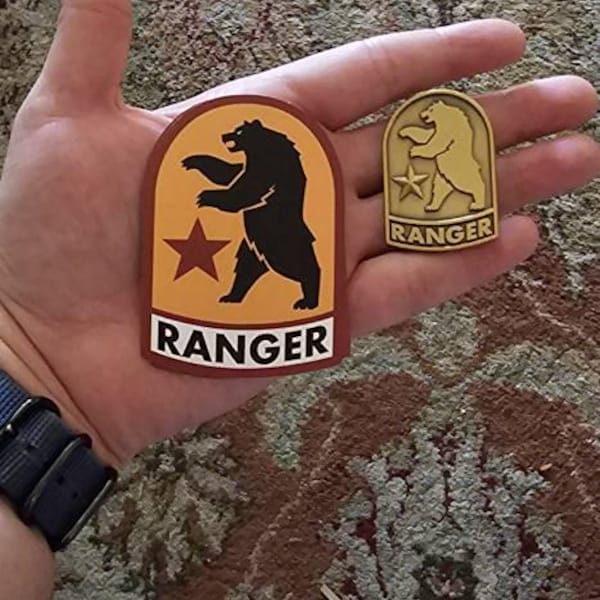 NCR Ranger Hat Pin and Insignia Stickers - Fallout New Vegas Inspired ...