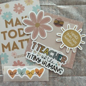 Spanish Bilingual Teacher Sticker Pack Teaching Decals | Etsy