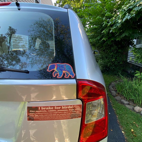 I Brake for Everything Vinyl Bumper Sticker - Etsy