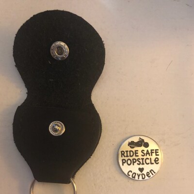 Ride Safe Key Ring, Biker Gift, Motorcycle Driver Key Ring, Motorcycle ...