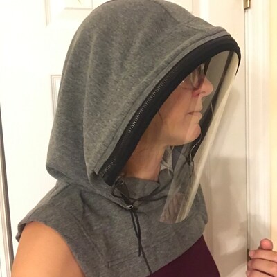 Face Shield Reusable Hood ,shield Mask , Anti Fog Adults, Face Hood ...