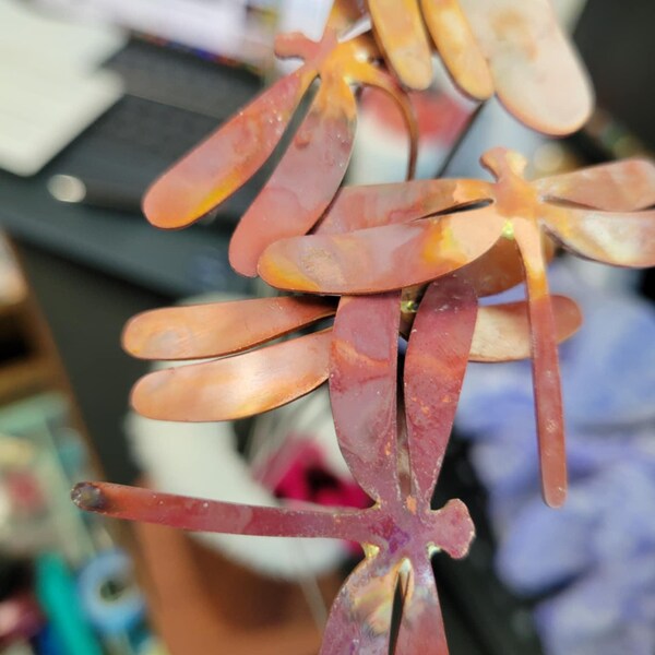 Copper Metal Pumpkin Garden Stake by Clever Goods Cool Color Garden ...