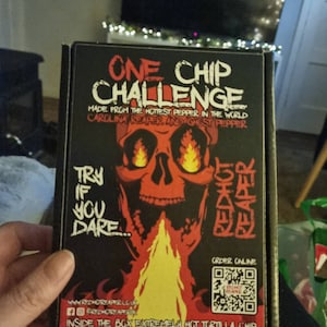 1X CHIP CHALLENGE Peaky Blinders World's Hottest Tortilla Chilli Chip ...