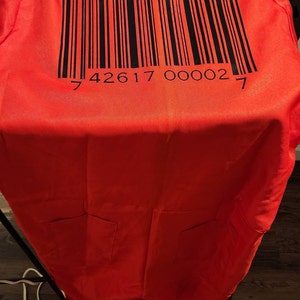 Slipknot Barcode Svg for IRON ON Halloween Costume Jumpsuit - Etsy