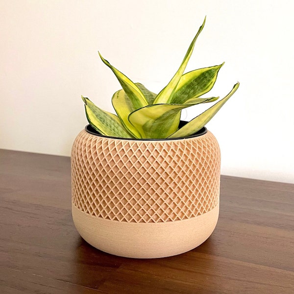 Indoor Wood Planter - APPLE - Original Gift for Plant Lovers ! - Etsy
