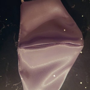 Silky Satin Classy Face Masks Wedding Mask 2layers With Nose Wire and ...