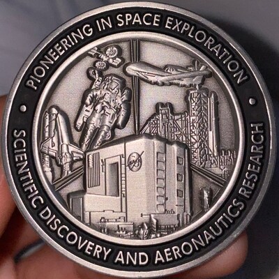 NASA Logo Space Exploration Challenge Coin - Etsy
