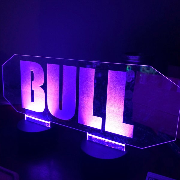 Personalized XL Gamertag Light Sign , Custom Gamer Tag Sign ...
