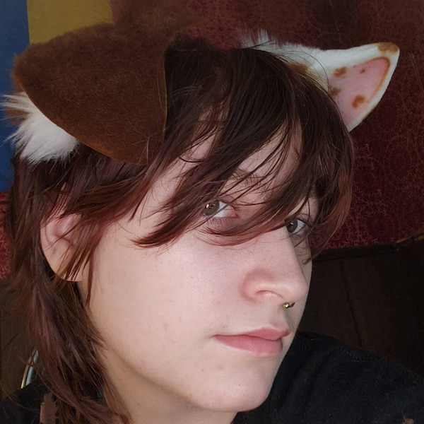 Brown Bear Ears/ Toasted Bear, Faux Fur Ears for Halloween, Cosplay and ...