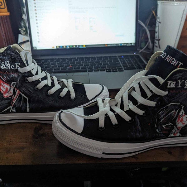 Hand Painted Custom Shoes Converse Art - Etsy
