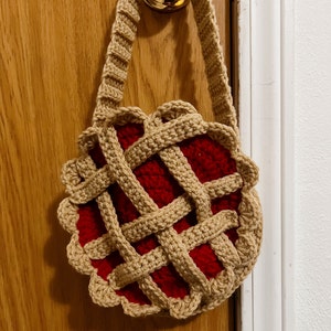 Cherry Pie Purse Crochet Pattern Cottagecore Nature Woodland Aesthetic ...