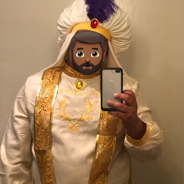 Arabian Prince Turban - Prince Ali Inspired Hat - Aladdin Inspired ...