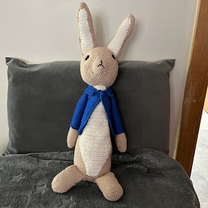 Large Peter Rabbit Crochet Pattern, Amigurumi Rabbit Pattern, Peter ...