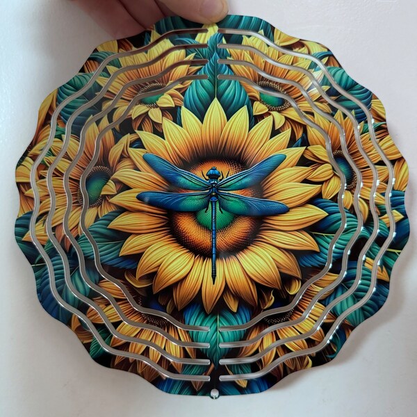 Mandala Wind Spinner Sublimation Design, Colorful Bright Mandala ...