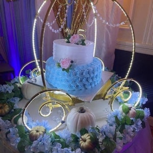 Cinderella Carriage Cake Stand Cinderella Carriage With Led Ligth and ...