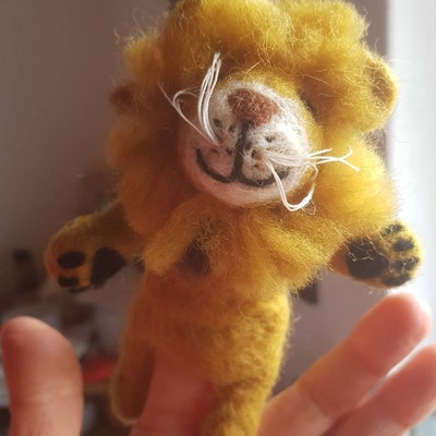 Filz Fingerpuppe Giraffe LÖWE Krokodil Zebra LEOPARD Elefant ...