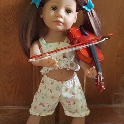 Coline Sewing Pattern for Ruby Red Fashion Friends and Little Kidz De ...
