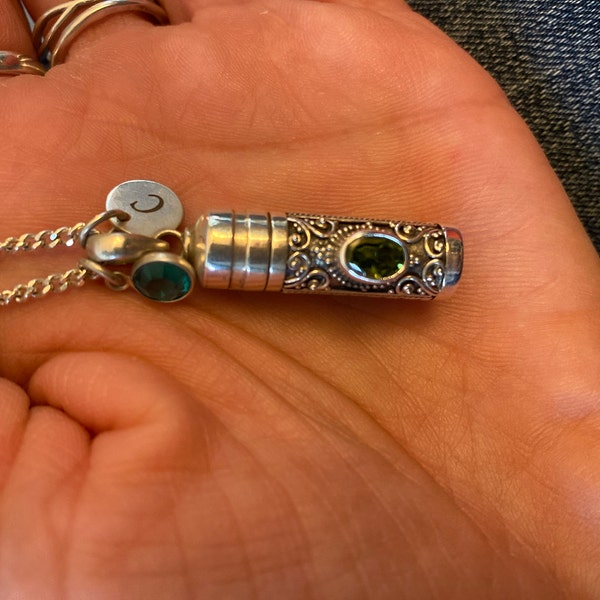 Sterling Silver Heart Ring Saver Necklace, Small Heart Ring Pendant ...