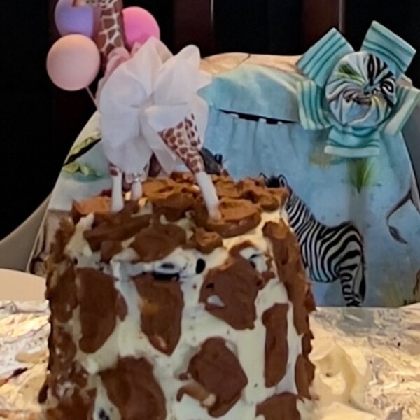 Safari Animal Cake Topper/giraffe Cake Topper/safari Party/two Wild ...