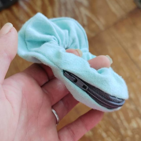 Stash Scrunchie - Stashie - Zipper Scrunchie - Pocket Scrunchie - Etsy