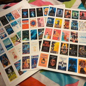 Waterproof 30 Custom Book Cover Stickers for Book Journals - Etsy