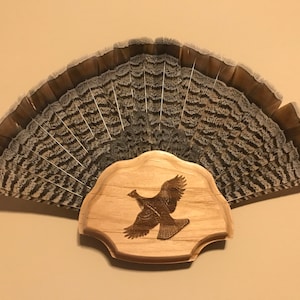 Classic 2 Piece Turkey Plaque Photo Engraved Hardwood | Etsy