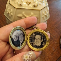 Vintage Style Locket Necklace/mandala/anniversary/bridesmaid Gift ...