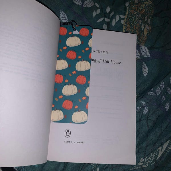 Stack of Books Bookmark | Bookmark With Tassel | Mushrooms Design ...